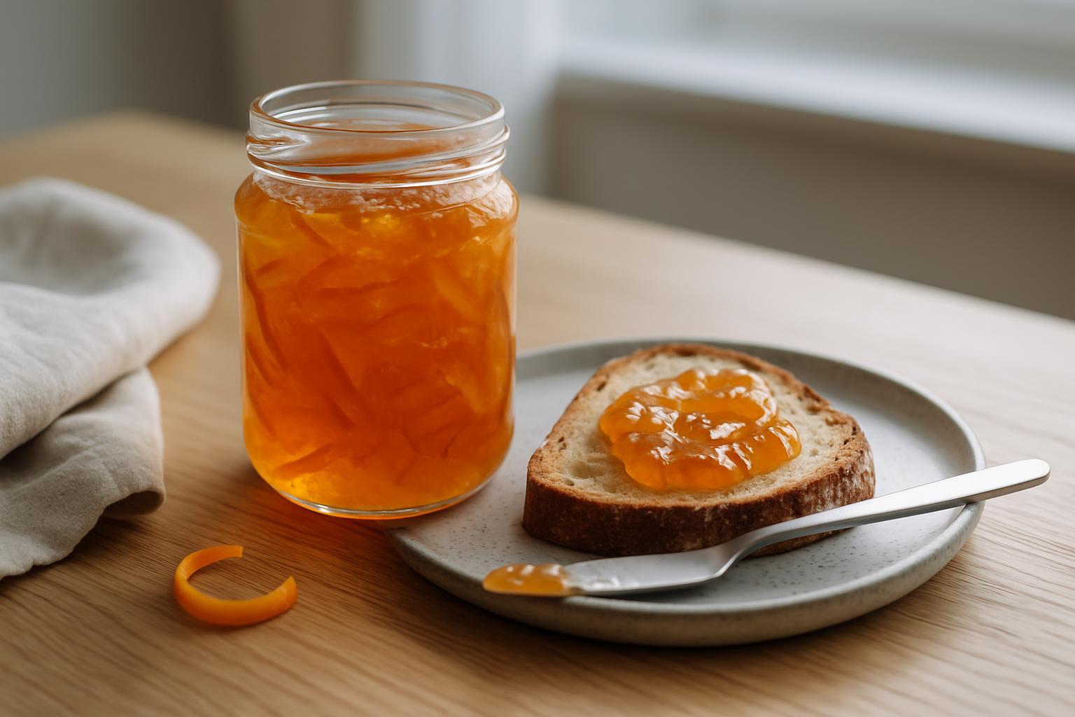 Apelsinmarmelad – recept med ekologiska apelsiner & citron - Tillmiddag.se
