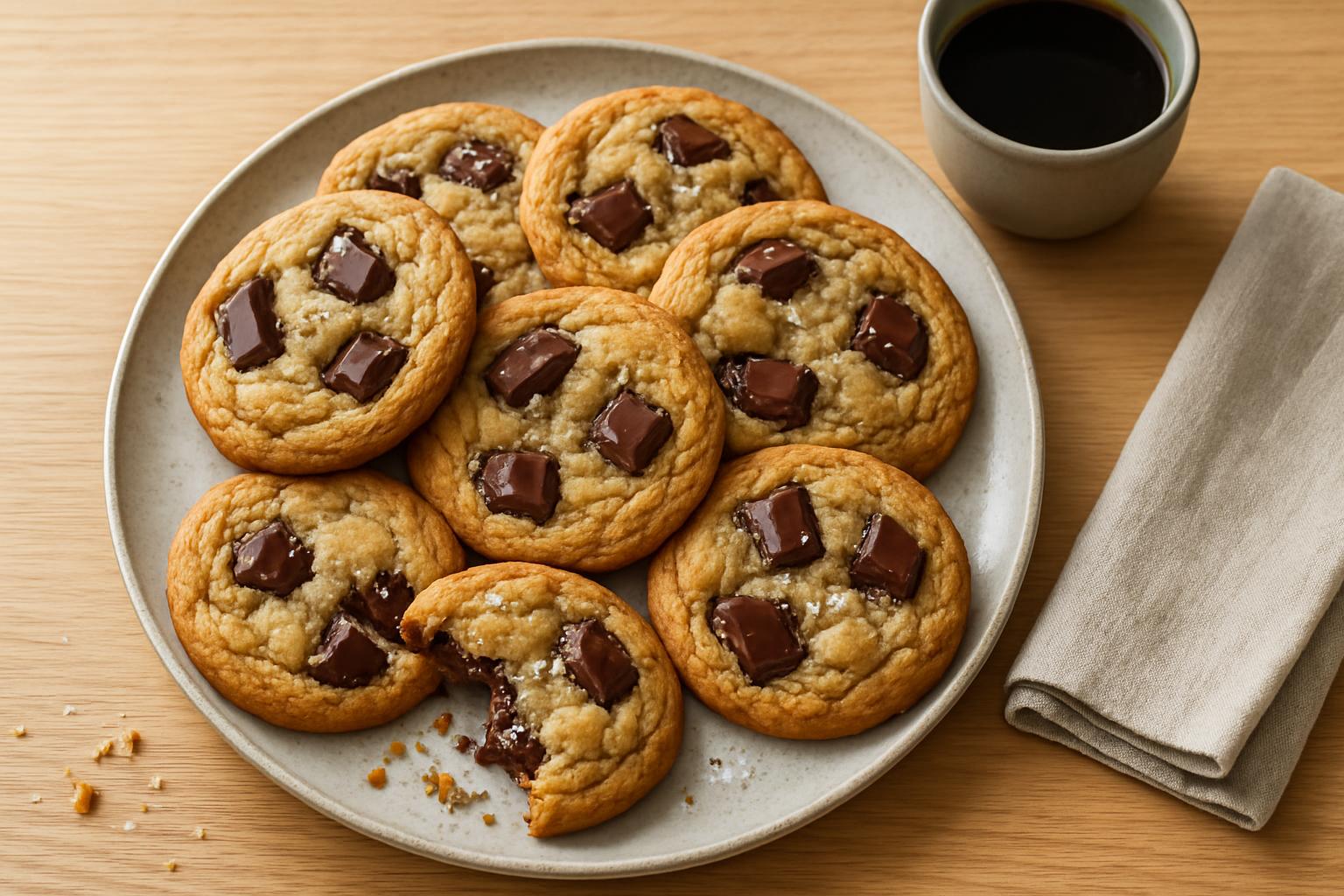 Cookies med choklad – enkelt recept, segmjuka & krispiga - Tillmiddag.se
